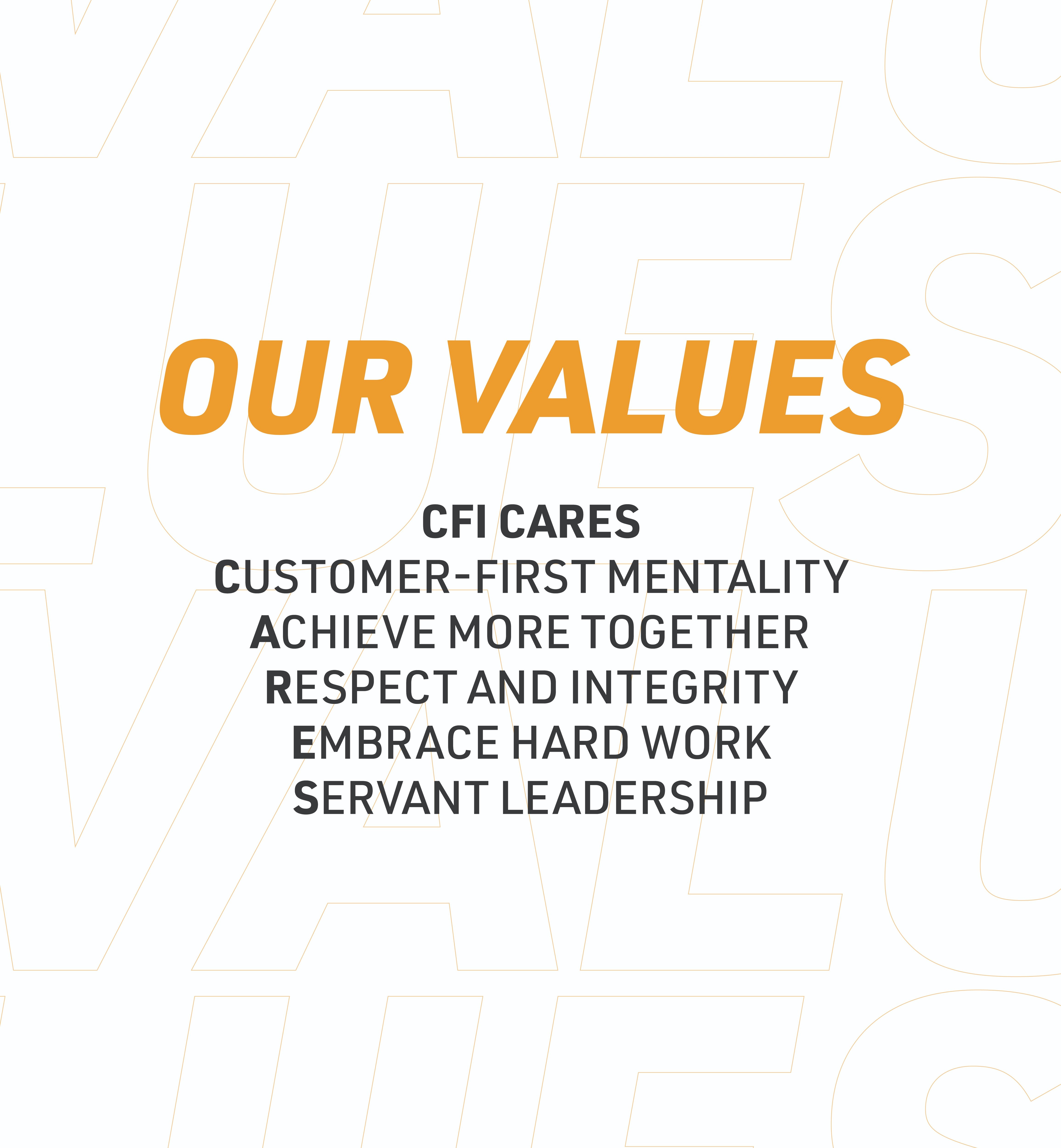 Mission. Vision. Values.